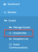 Prevent a guest from receiving further GuestRevu emails (unsubscribing ...